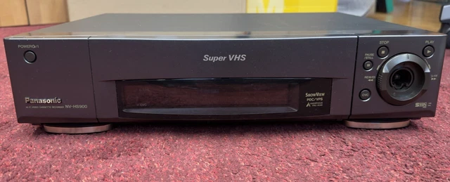 PANASONIC NV-HS900 SVHS Super VHS Decode S-Video VCR Videorecorder CVC ...