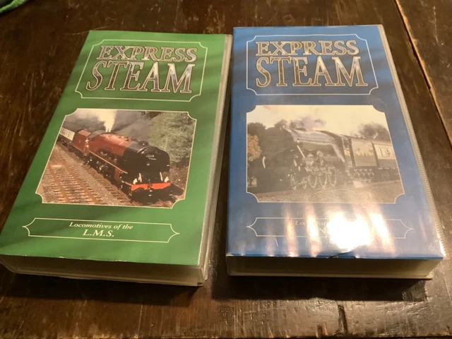 VHS VIDEO EXPRESS Steam Locomotives LNER & LMS castle communications £1 ...