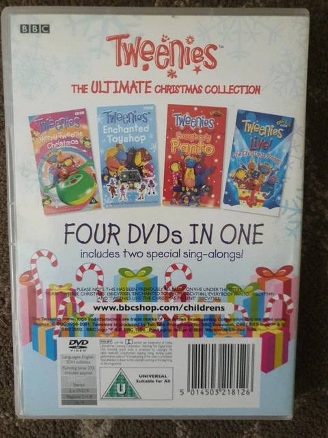 TWEENIES ULTIMATE CHRISTMAS Collection Dvd Kids 2 Disc Set Over 6 Hours ...