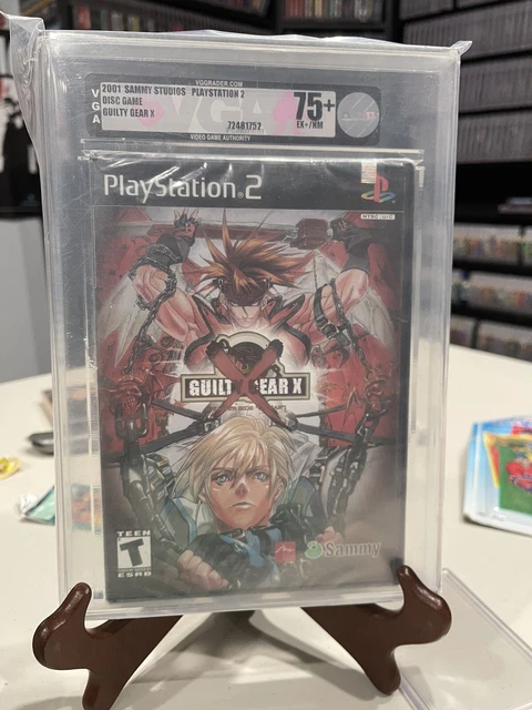 GUILTY GEAR X (Sony PlayStation 2, 2001) GRADED VGA 75+ SILVER . RARE ...