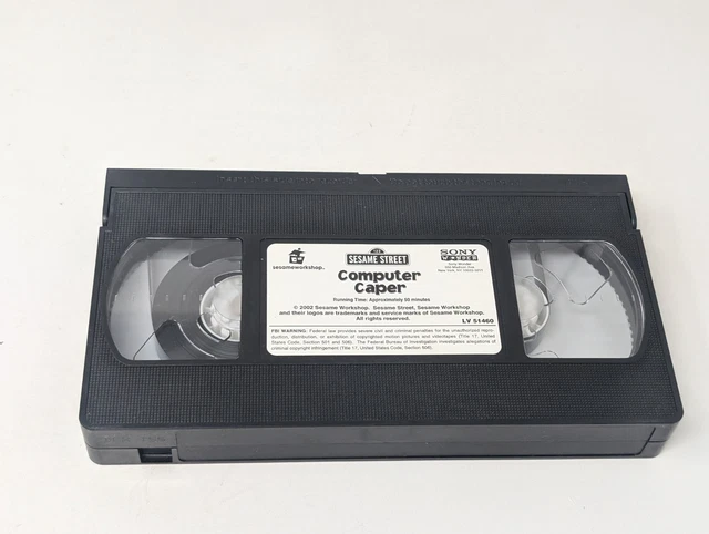 VINTAGE SESAME STREET - Computer Caper (VHS, 2002) Video, Nostalgia ...