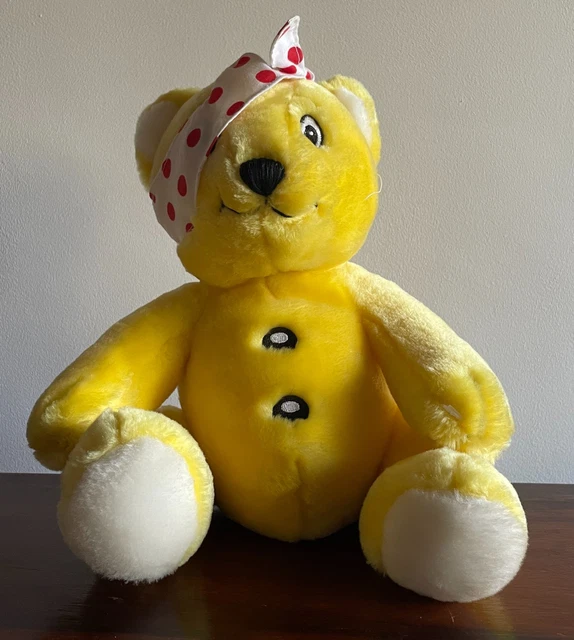 BBC CHILDREN IN Need Pudsey Bear 11" Sitting Plush Soft Toy Yellow ...