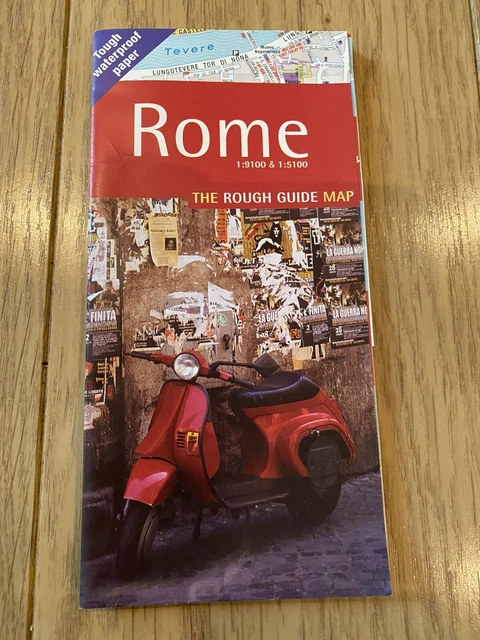 ANCIENT ROME MAP tourist guide to the city and it's history travel ...