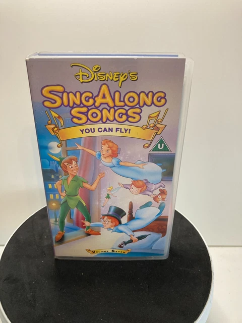 DISNEY SING ALONG Songs You Can Fly! Vhs Video Tested $9.88 - PicClick AU