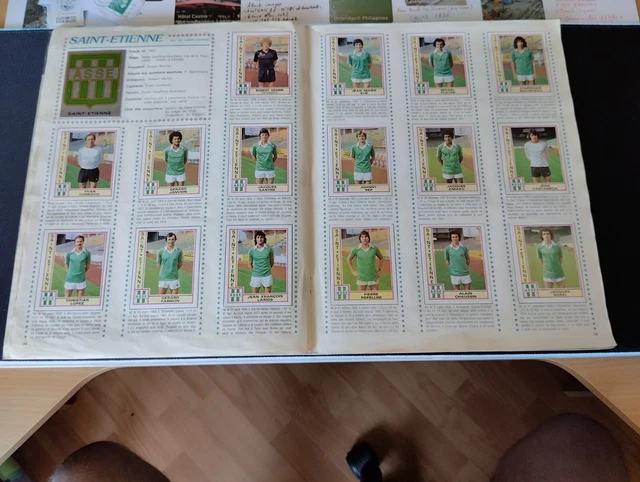 ALBUM COMPLET PANINI 1980 AVEC LE BON DE COMMANDE COMPLET Bon Etat EUR ...