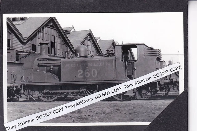 SR EX LB&SCR - D1 Class 0-6-0 - No. 260 @ Eastleigh - Vintage Image ...