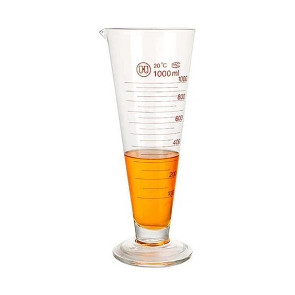 LABORATORY GLASSWARE 5 - 1000 ml Conical Glass Graduated Measuring ...
