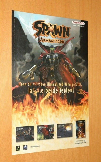 2003 SPAWN ARMAGEDDON PS2 Gamecube Xbox Old Rare Promo Poster Ad Print Art $49.99 - PicClick CA