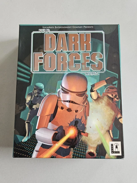 STAR WARS DARK Forces Big Box PC CD-ROM Game / Excellent Condition ...