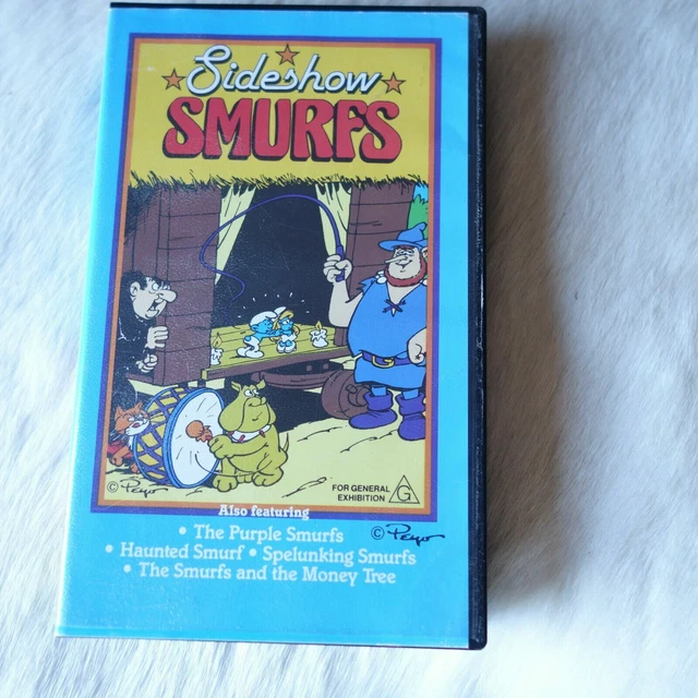VHS HANNA BARBERA Sideshow SMURFS Cartoon Children Animation Fun Adventure $44.39 - PicClick AU