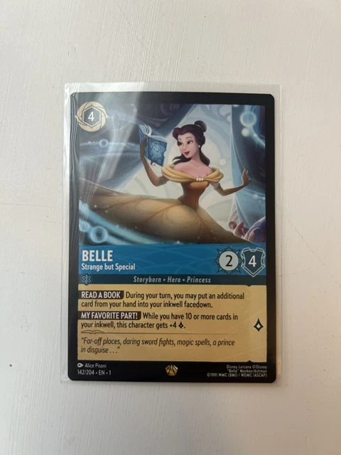 BELLE STRANGE BUT Special 142/204 Légendaire NON-FOIL Disney Lorcana ...