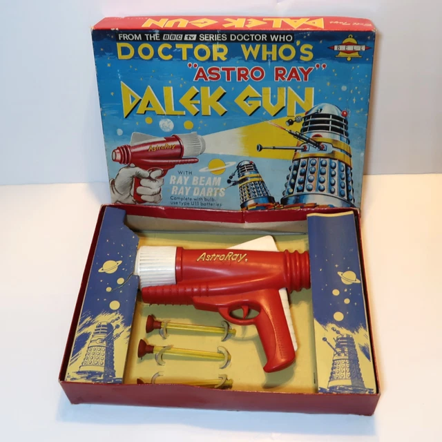 BELL TOYS DOCTOR Who Astro Ray Dalek Gun Complete 1965 £2,046.71 ...
