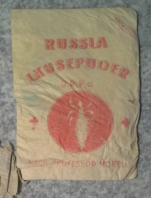 WW2: ORIGINAL WH Remedy, Lice & Morpion Powder (Stalingrad).Very rare £ ...