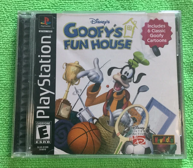 DISNEY’S GOOFY’S FUN House Sony PlayStation 1 2001 PS1 NTSC Cib ...