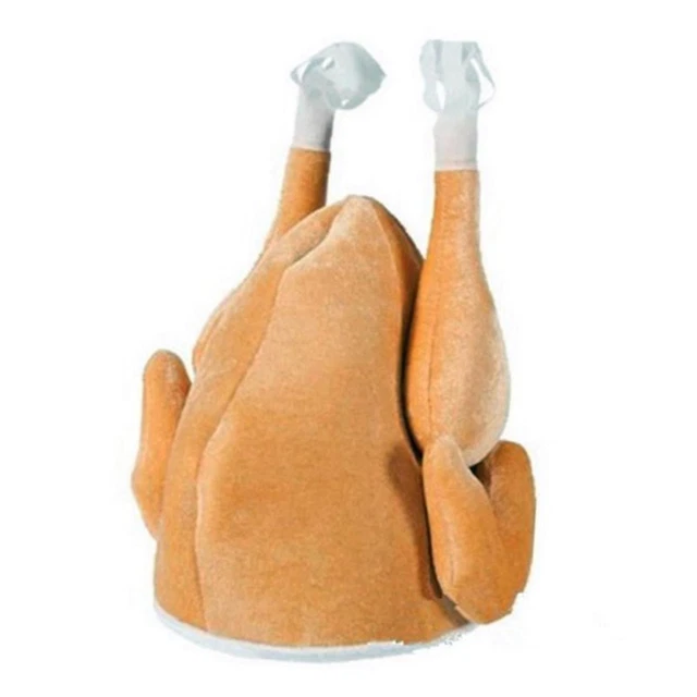 ROASTED TURKEY HAT Headdress Headwear for Thanksgiving Carnival Night ...