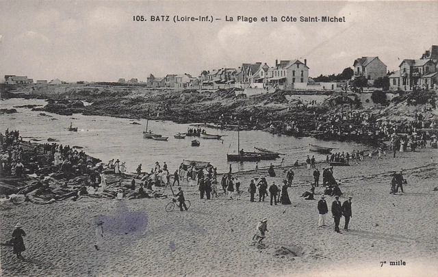 44 BATZ SUR Mer La Plage Et La Cote Saint Michel EUR 5,90 - PicClick FR