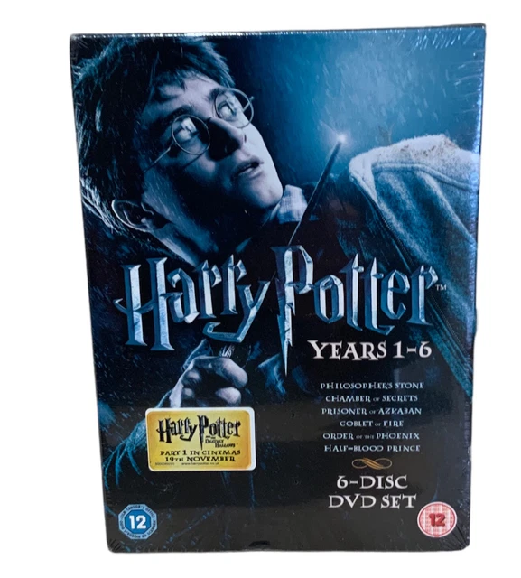HARRY POTTER 6 Disc DVD Collection Years 1-6 - Boxset New Sealed fast ...