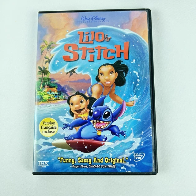 DISNEY LILO & Stitch DVD 2002 Family Classic Blockbuster Movie Film $20 ...