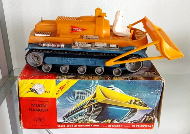 GERRY ANDERSON MOON Ranger ~ Battery Operated 1960s ~ Hong-Kong Boxed £ ...