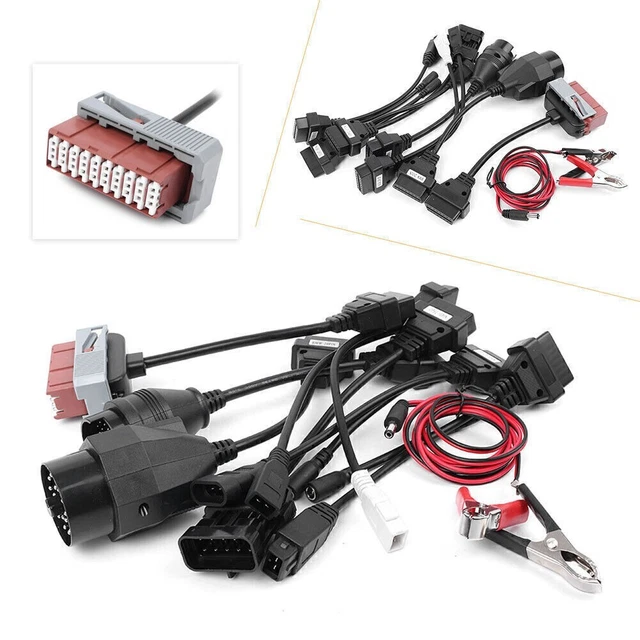 FOR DELPHI CDP Diagnostic ds150e O Full Kit 8X Car Cables OBD2 OBDII ...