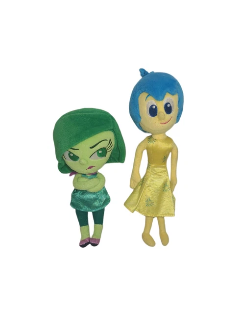 DISNEY PIXAR INSIDE Out Plush Joy & Disgust Set Of 2 Stuffed Toy - Tomy ...