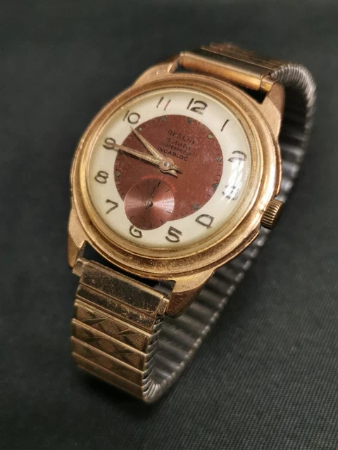 MONTRE MÉCANIQUE HOMME REGLIA 15 jewels Waterproof Incabloc . Vintage ...