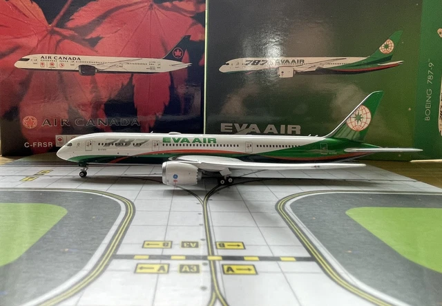 PHOENIX -EVA AIR Boeing 787-9, Reg:B-17881, 1:400 Scale DieCast Model Brand New £85.00 - PicClick UK