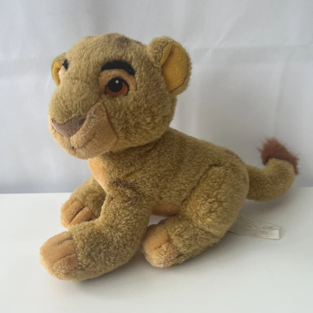 VINTAGE DISNEY STORE Lion King Plush Simba Cub young baby Stuffed ...