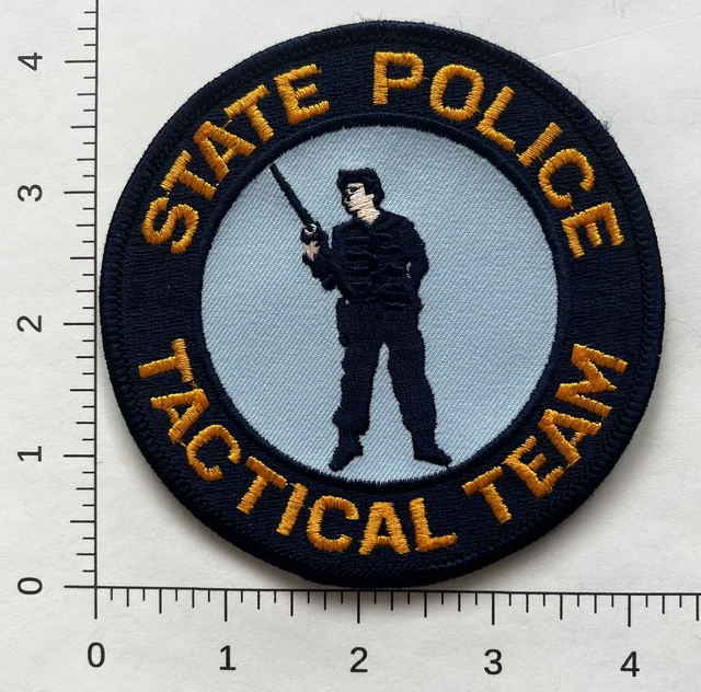 ME MAINE STATE Police Highway Patrol trooper Tactical Team SWAT vintage ...