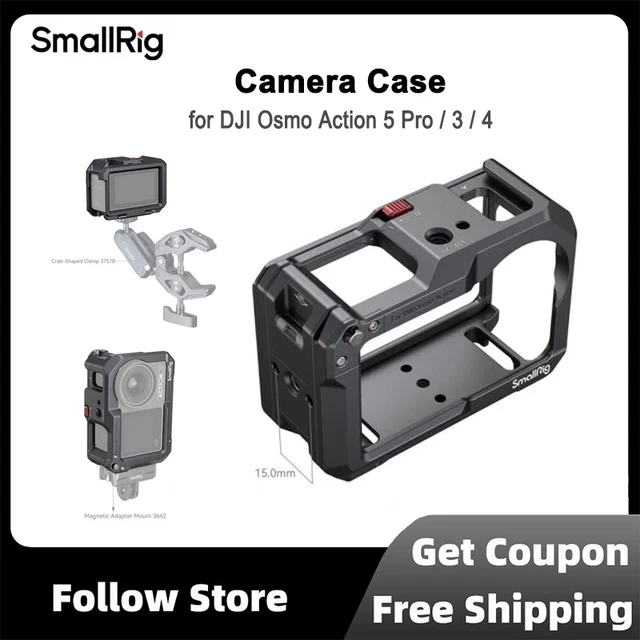 SMALLRIG CAMERA CAGE for DJI Osmo Action 5 Pro / 4 / 3 Protective Frame ...