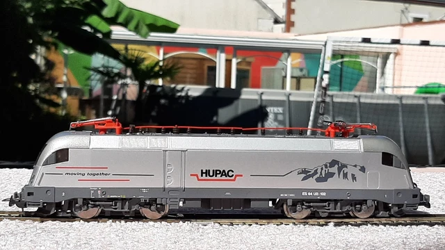 HO - PIKO 57214 - Ac Locomotive Électrique - Es 64 U2 - 102 "Hupac ...