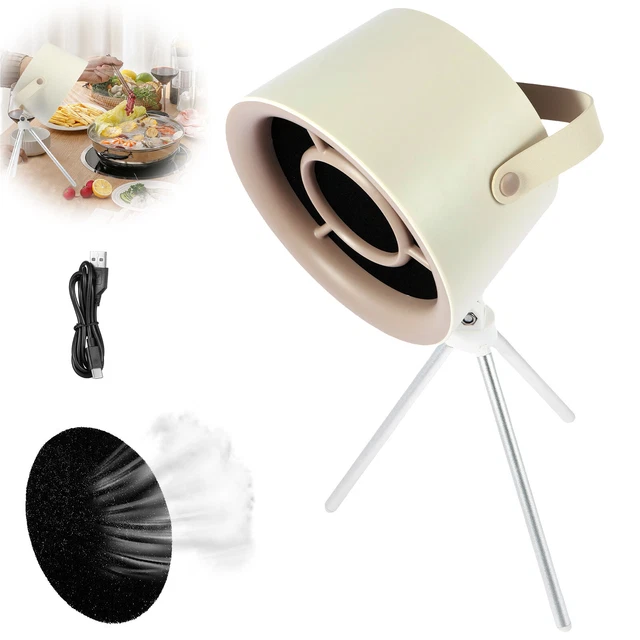 RANGE HOOD 9W Desktop Range Hood 3 Speed Kitchen Exhaust Fan Mini ...