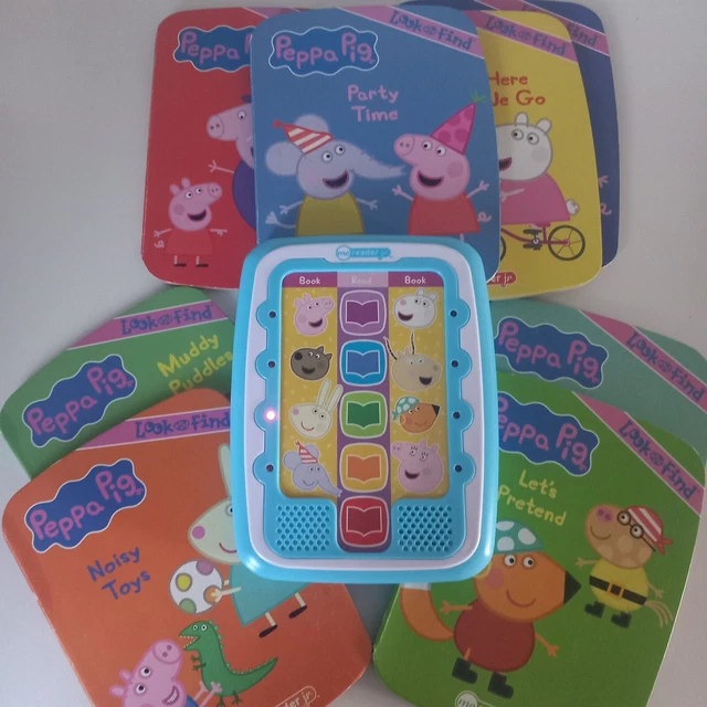 PEPPA PIG: ME Reader Jr Electronic Look And Find Reader And 8-Book £9. ...