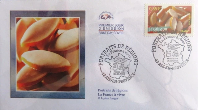 FRANCE FDC 1ER Jour 4266 Portrait Région calisson Aix-en-Provence 2008 EUR 2,00 - PicClick IT