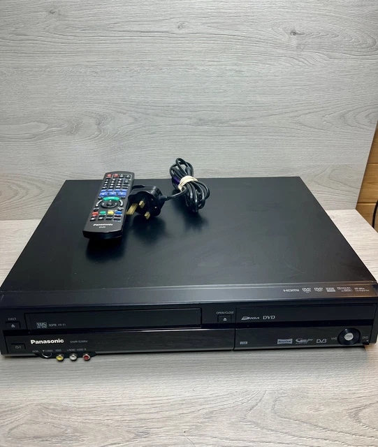 PANASONIC DMR-EZ49V BLACK DVD & VHS Recorder Combo Freeview Region Free ...