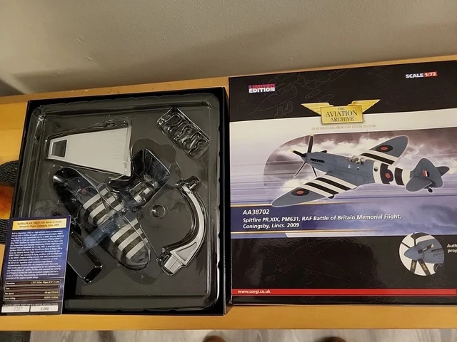 CORGI AVIATION ARCHIVE Supermarine Spitfire PRXIX AA38702 £42.71 ...