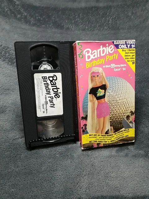 BARBIE BIRTHDAY PARTY at Walt Disney World Epcot 1994 VHS Tape Movie ...
