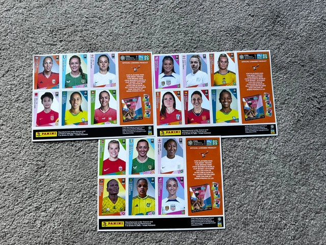 PANINI FIFA WOMEN’S World Cup 2023 Sheets X 3 AU NZ 23 Hemp ...