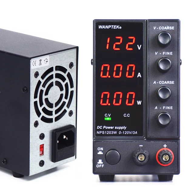 DIGITAL LAB DC Bench Power Source Variable Adjustable Power Supply 0 ...