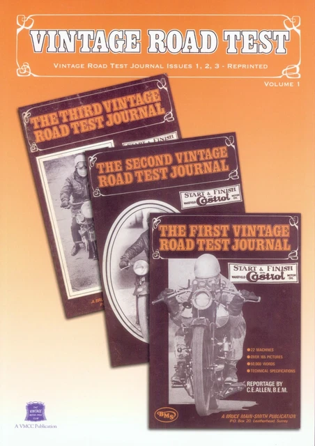 VINTAGE MOTORCYCLE ROAD Tests Book AJS Ariel Rudge Scott BSA Norton ...