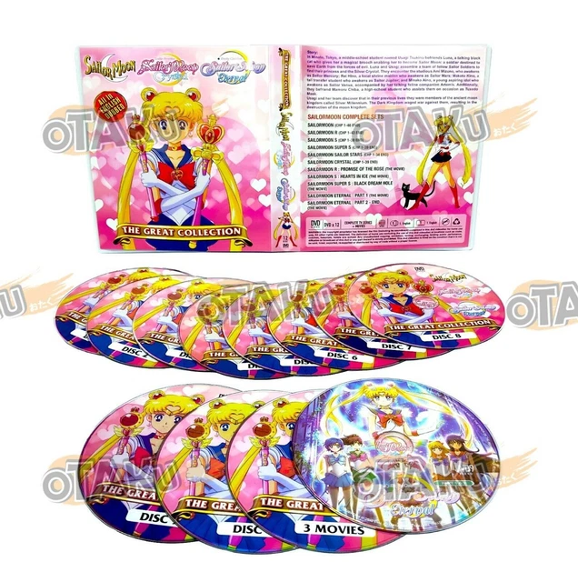 SAILOR MOON COMPLETE Collection - Anime Dvd Box Set (1-239 Episodes + 5 ...