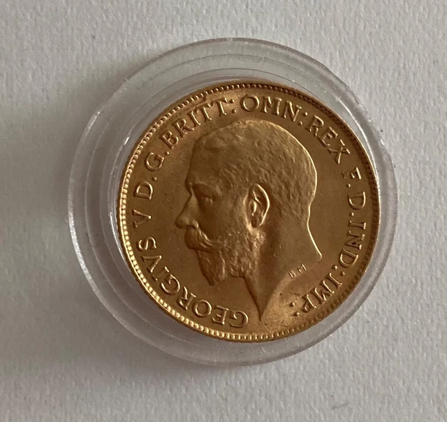 GOLD HALF SOVEREIGN Coin 1914 King George V £347.23 - PicClick UK