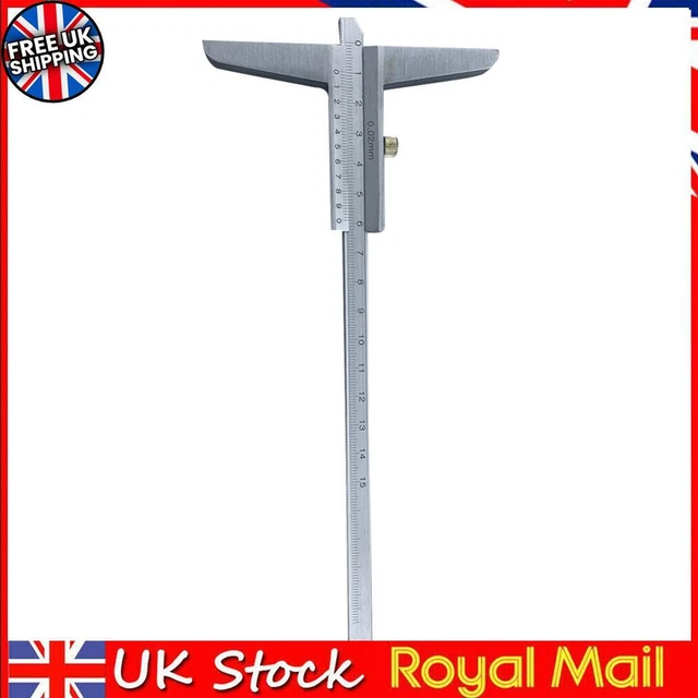 DEPTH VERNIER CALIPER 0.02mm Accuracy Gauge Micrometer Meter Tool (0 ...