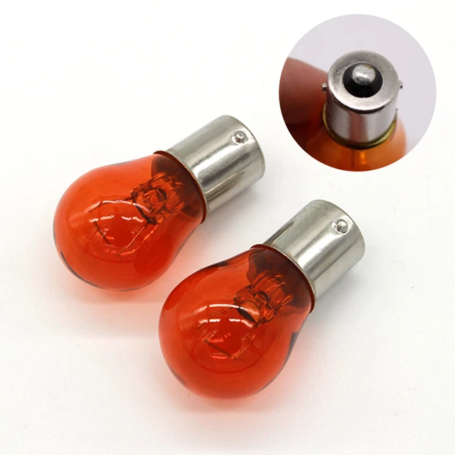 2X CAR BULB 1156 PY21W BA15S 581 Bayonet Base Lamp Turn Signal Light ...