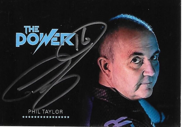 PHIL TAYLOR DARTS Legend Hand Signed Autograph Photocard + COA £22.99 ...