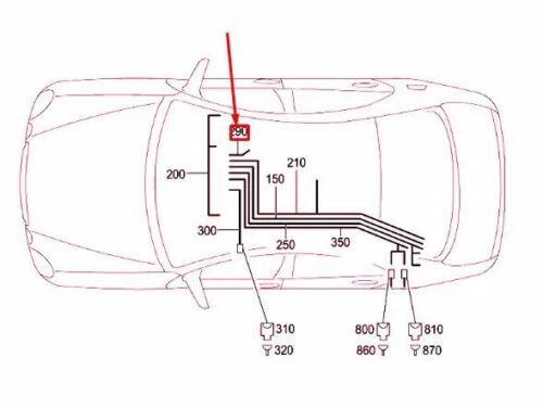 OEM MERCEDES-BENZ W211 Wiring Rain Light Sensor £69.66 - PicClick UK