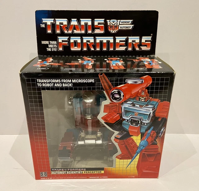 TRANSFORMERS G1 AUTOBOT Perceptor Mint In Box - 1985 Original 100% ...