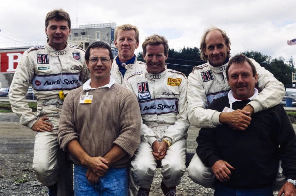 AUDI DRIVERS SCOTT Goodyear, Walter Rohrl and Hans-Joachim Stuck IMSA ...