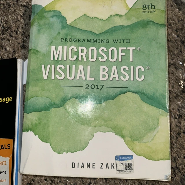 PROGRAMMING WITH MICROSOFT Visual Basic 2017 - Paperback By Zak, Diane ...