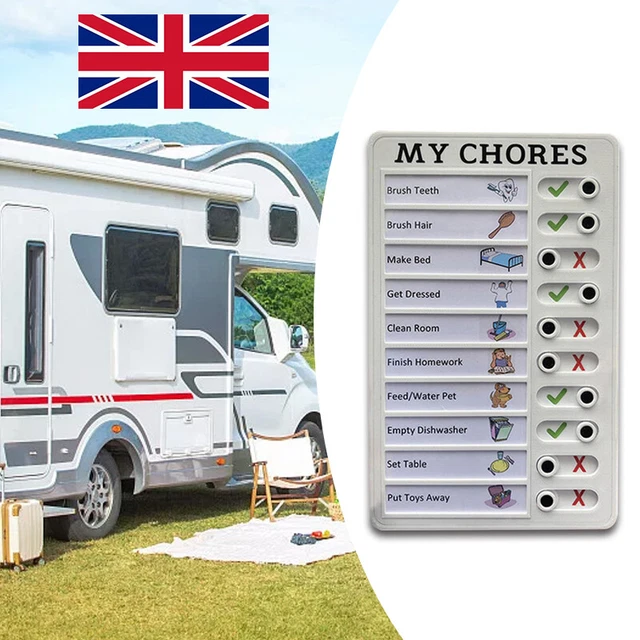 Adhd Planner Dry Erase Chore Chart For Kids To Do List Magnetic ...